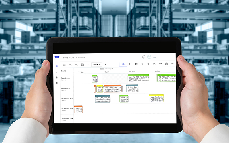 How to use a Digital Manufacturing System. Part 1: Scheduling